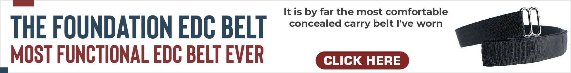 The Foundation EDC Gun Belt | Concealed Carry Gun Belt – Concealed ...