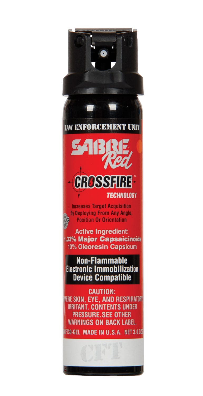 Sabre Red Crossfire Law Enforcement Gel Pepper Spray 3 OZ - Concealed ...