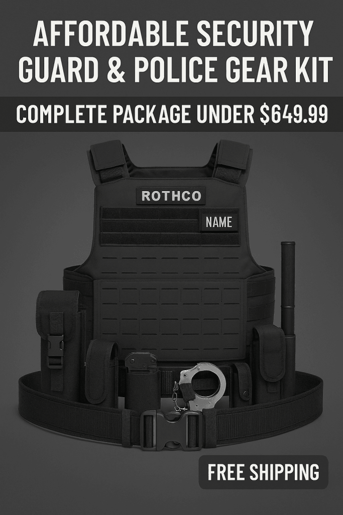 Affordable Security & Police Gear Kit – Complete Duty Setup for Just ...