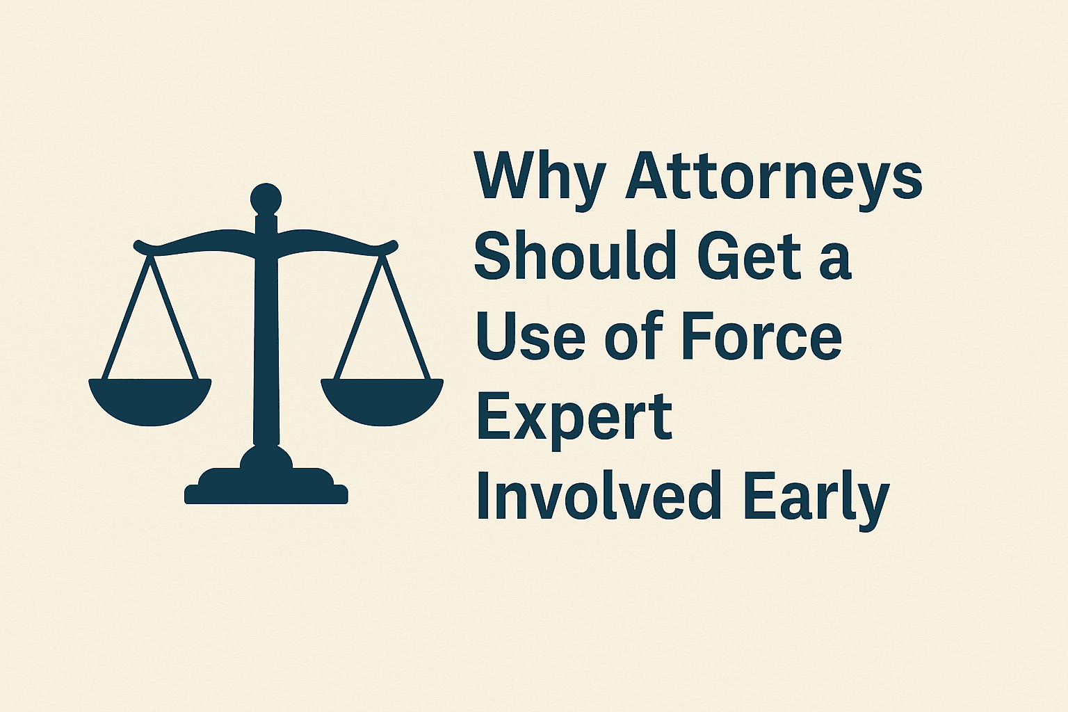 Why Attorneys Should Get a Use of Force Expert Involved Early - Concealed Carry Classes Of Denver